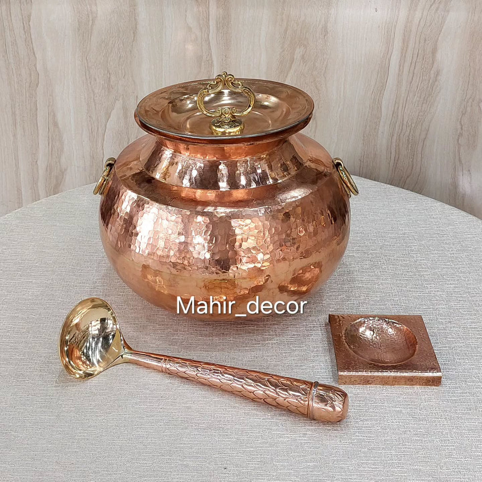 Copper serving daig – Mahir Decor and Crockery