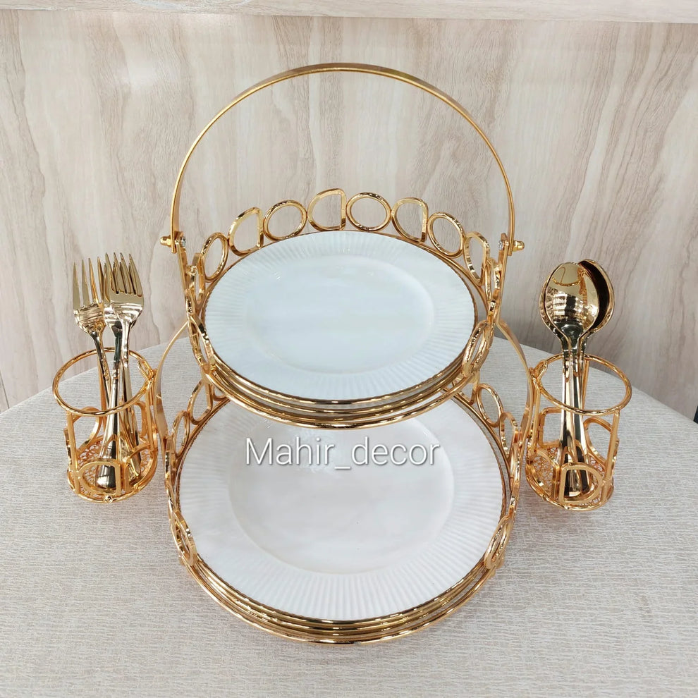 Plate stand / Buffet caddy – Mahir Decor and Crockery